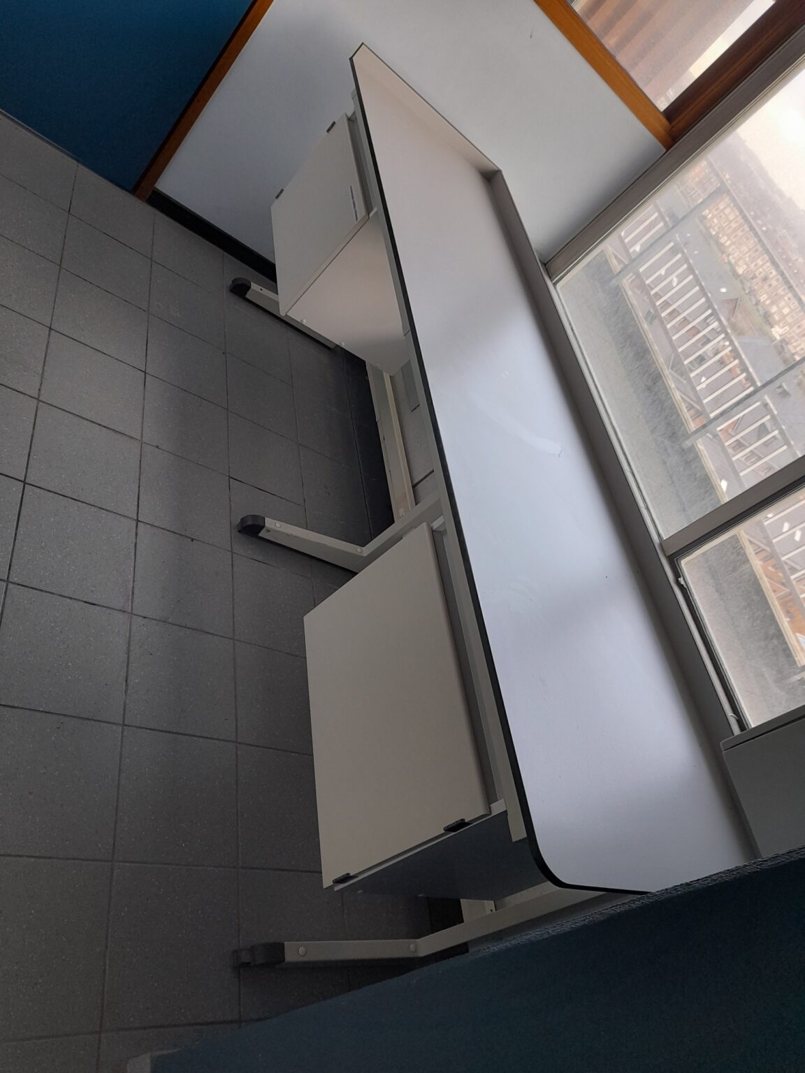 Used laboratory wall tables from SplusB - S-A-LE