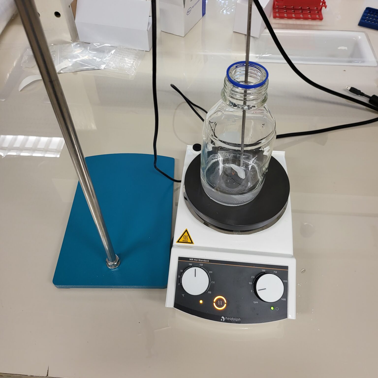 As new magnetic stirrer with heater Heidolph MR Hei-standard