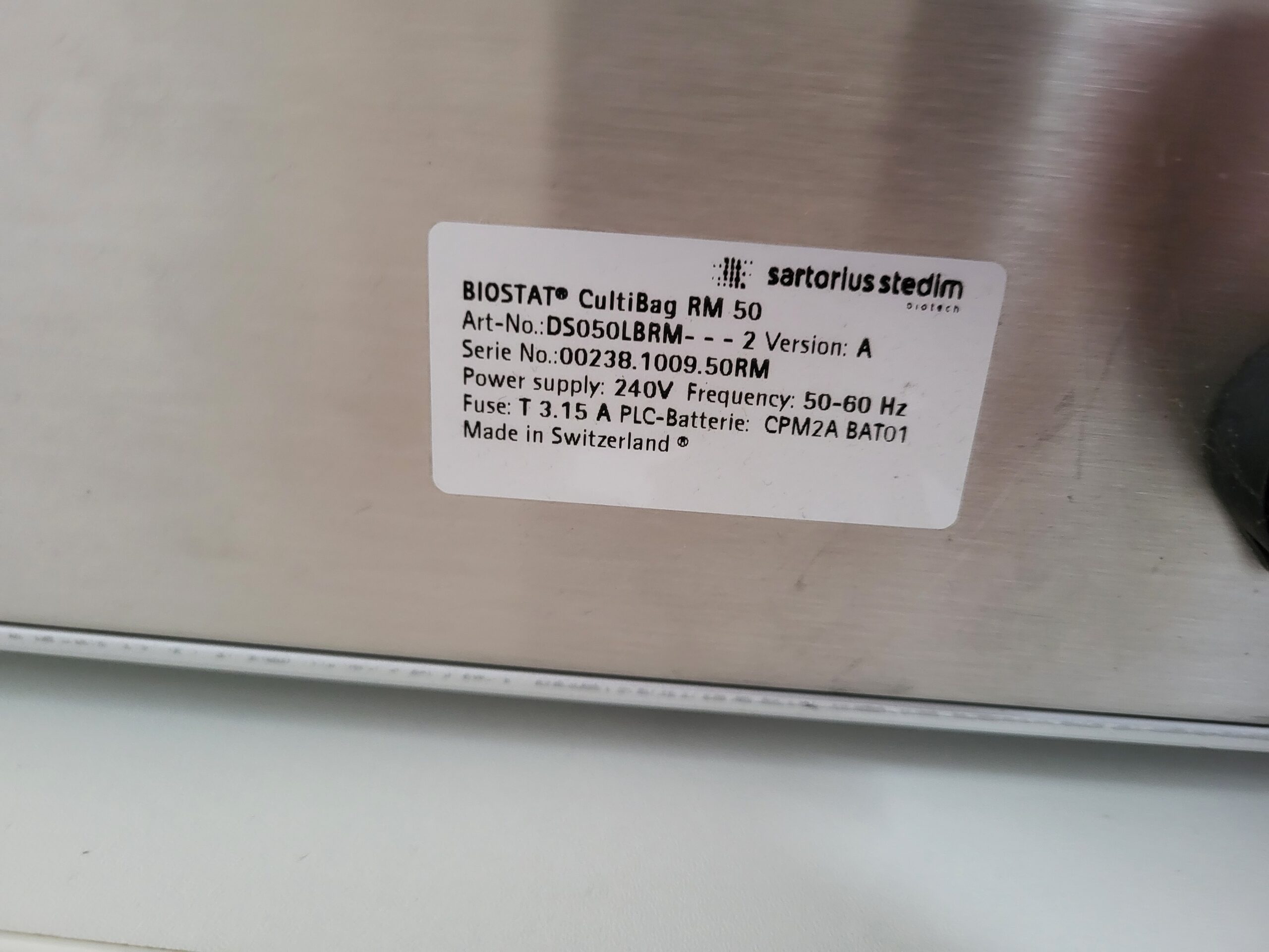 2385 - Tweedehands Sartorius Stedim Biostat CultiBag RM 50 met ...